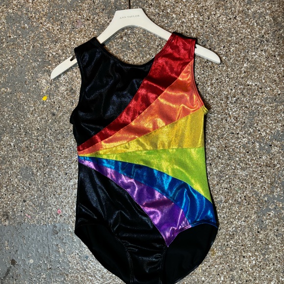 balera | Costumes | Balera Kids Black Rainbow Leotard Ballet Modern ...